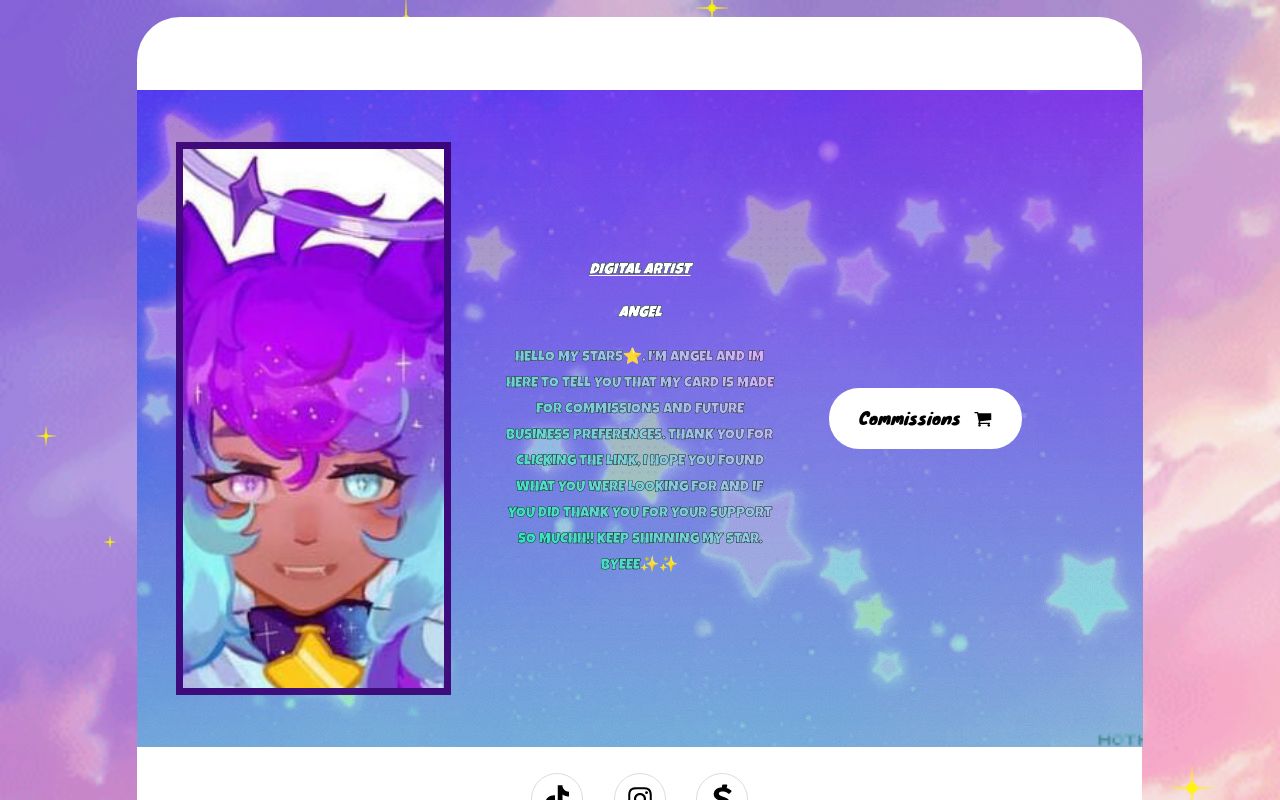 Commission card